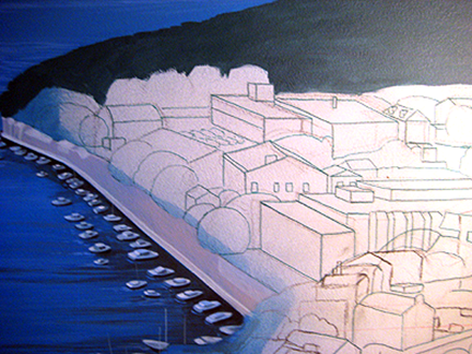 The John Ban Mural -the city of Dubrovnik