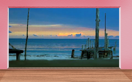 The John Ban Mural -the city of Dubrovnik