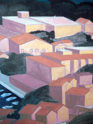 The John Ban Mural -the city of Dubrovnik